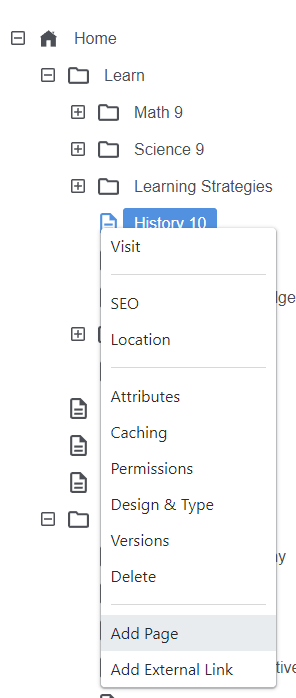 How to add content :: Matawa Learning